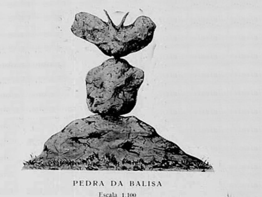 Revista de 1908 retrata a 'Pedra da Balisa'